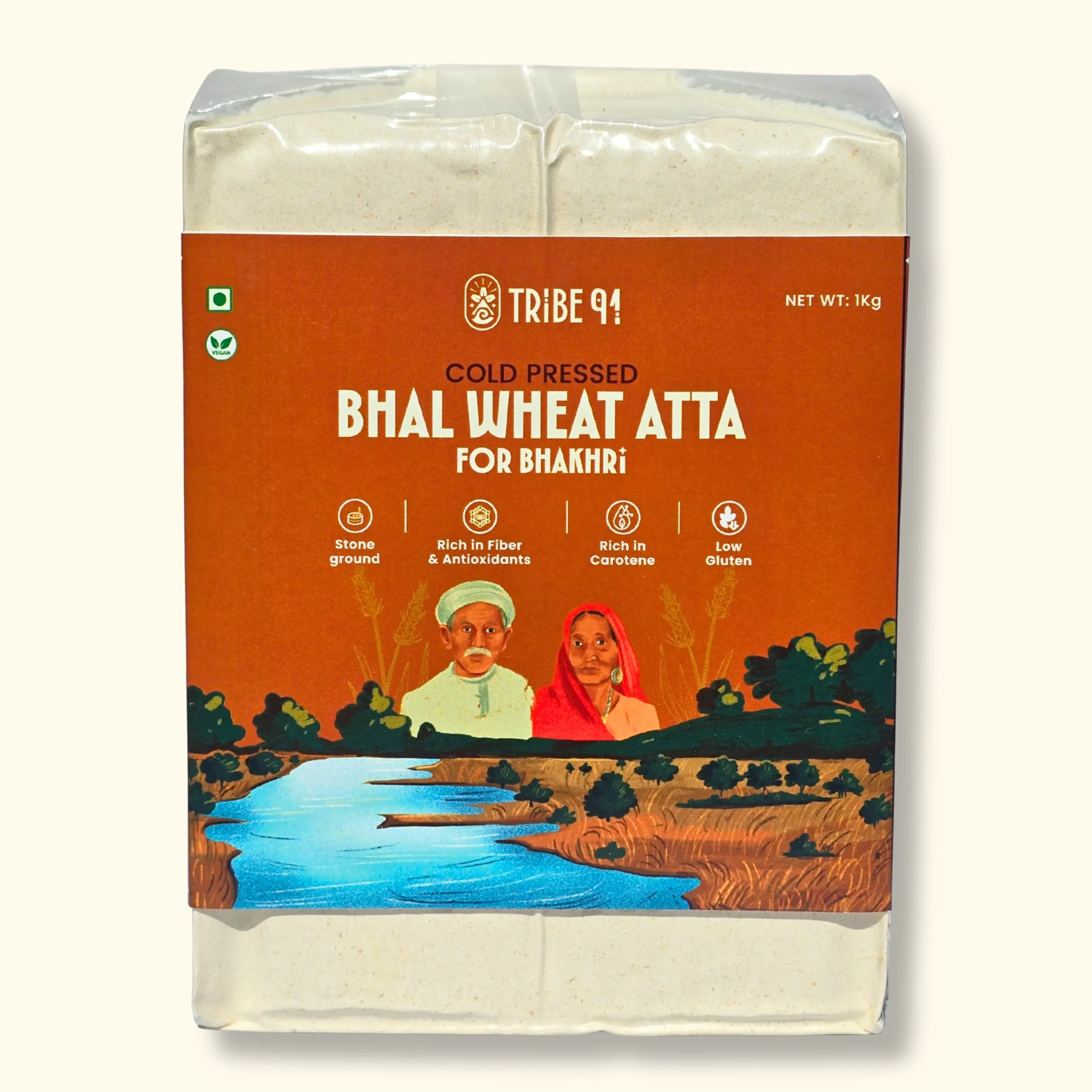 Bhal Wheat Atta (For Bhakhri) - Tribe 91 Farms