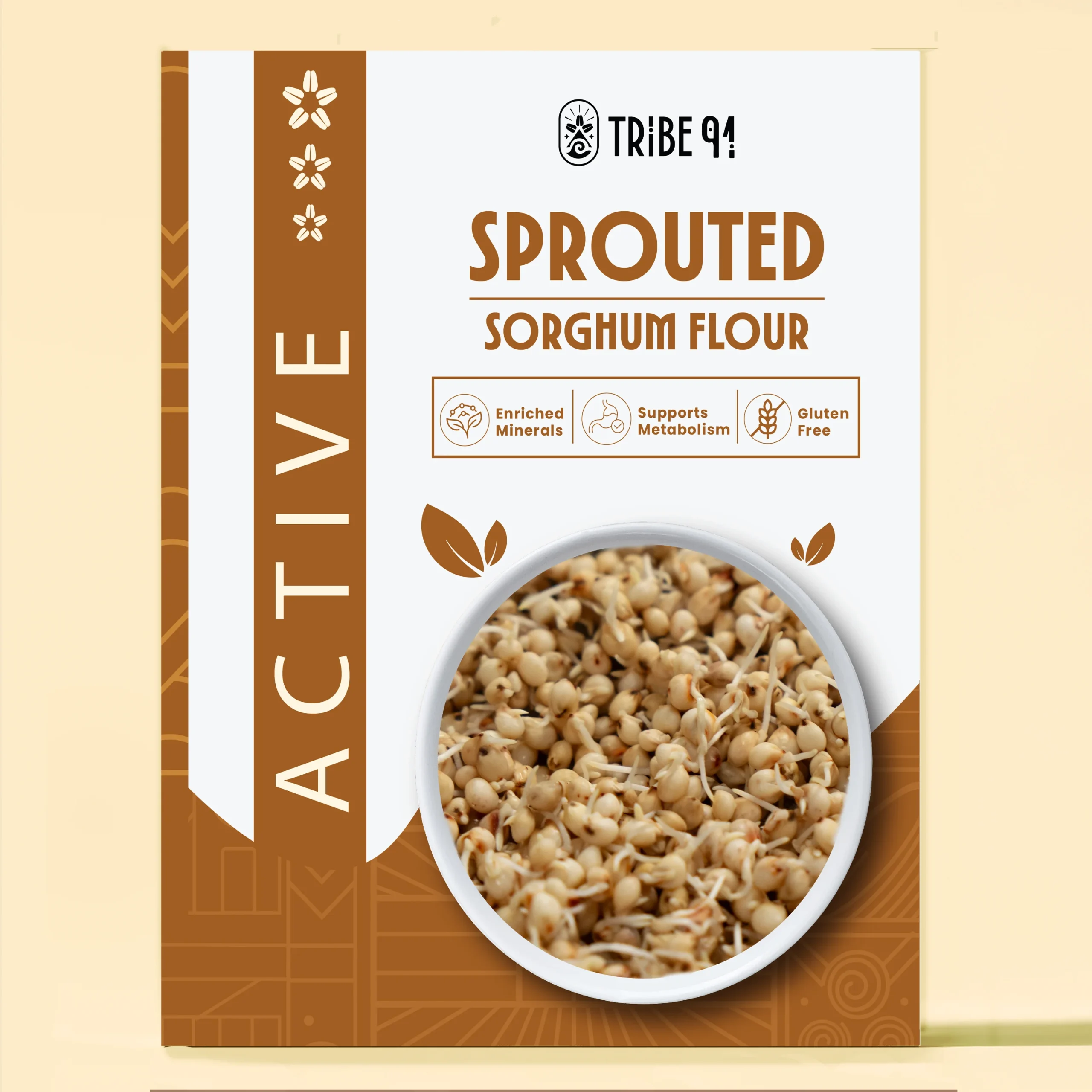 Sprouted Jowar Atta - Tribe 91 Farms